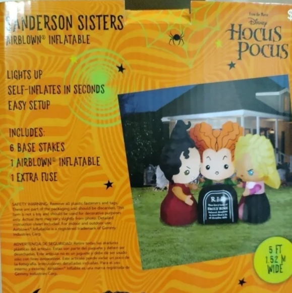 Disney | Holiday | Sanderson Sisters Rip Emily Binx Disney Hocus Pocus ...